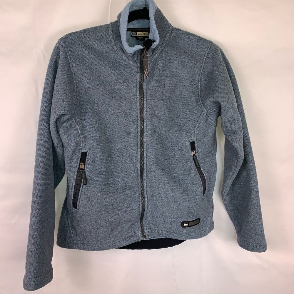 Rei Fleece Jacket In Blue - Gem